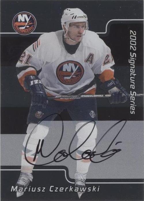 2001-02 In the Game Be A Player Signature Series - Mariusz Czerkawski ...