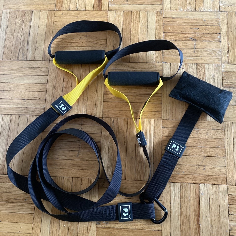 P3 PRO Professional Resistance Bands Fitness Exercise Suspension ...