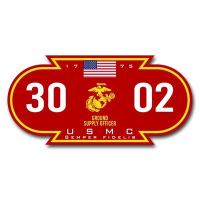 3002 U.S.M.C. MOS US Marine Corps Semper Fidelis Veteran Licensed 5 ...