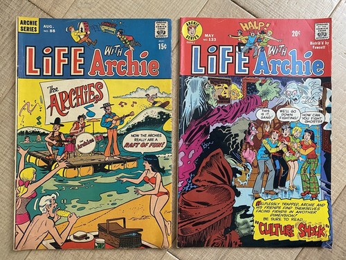 Life With Archie #88 & 133 (Comics; The Archies; Bikini & Monster ...