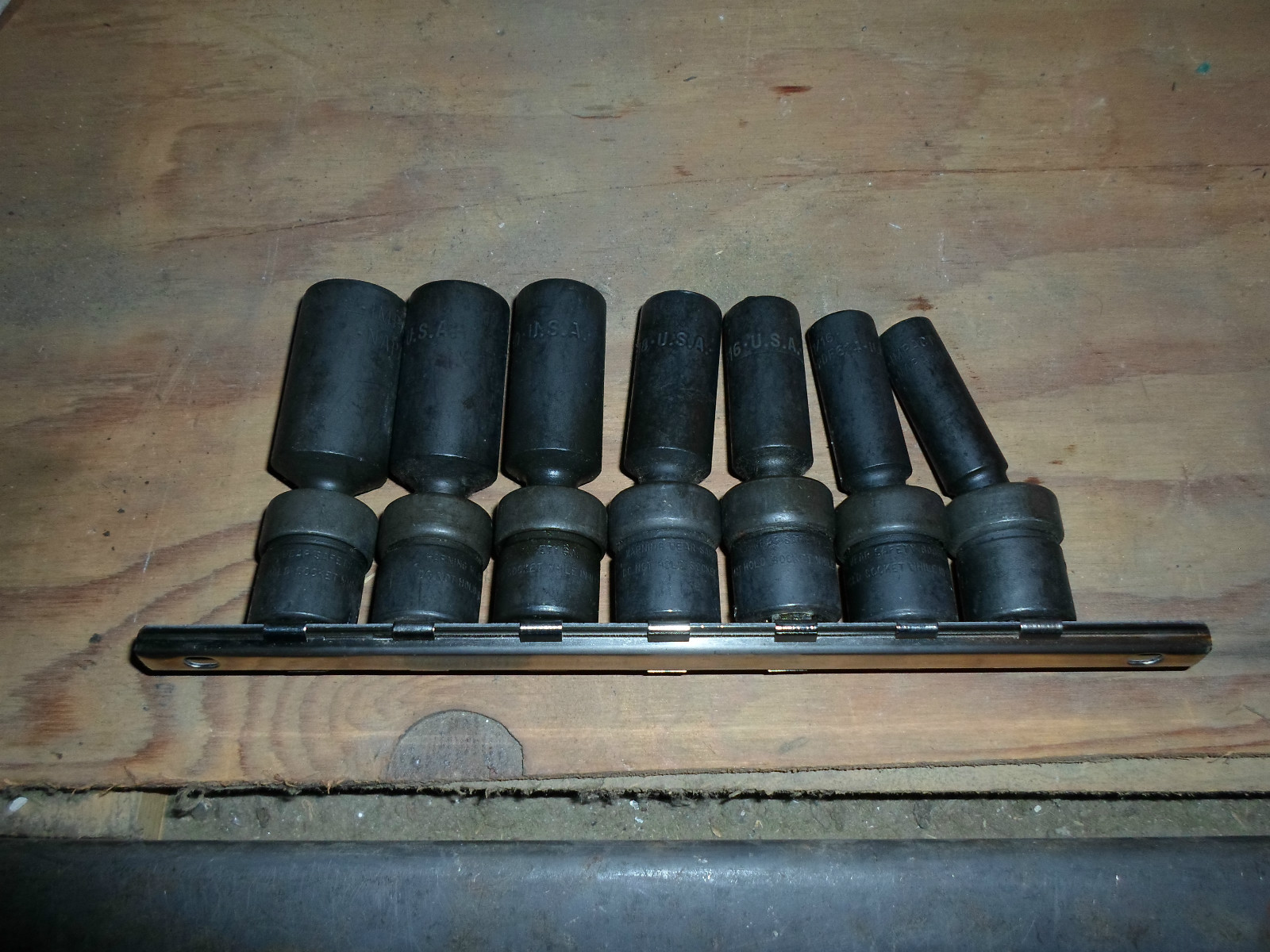 Napa Tools, 7 Pc., 3/8" Drive, Swivel Impact Universal Socket Set, SAE ...