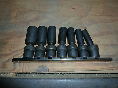 Napa Tools, 7 Pc., 3/8" Drive, Swivel Impact Universal Socket Set, SAE ...