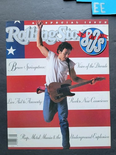 Bruce Springsteen Rolling stone Magazine Cover ONLY 1990 | eBay Australia