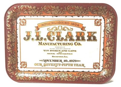 J.L. Clark Manufacturing Co. 75th Anniversary Small Serving Or Trinket ...