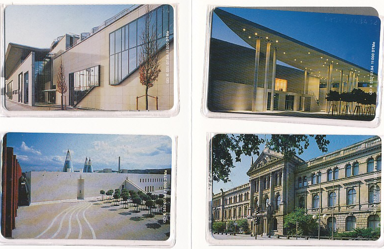 K 350 - 353.94 "Museumsmeile Bonn" 4-tlg. Satz - kpl. - VOLL - 11.000 ...