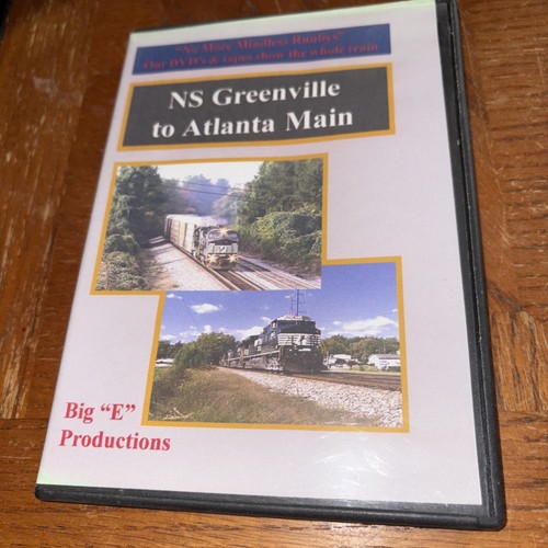 NS GREENVILLE TO ATLANTA MAIN DVD by Big E Productions Railroad Norfolk ...