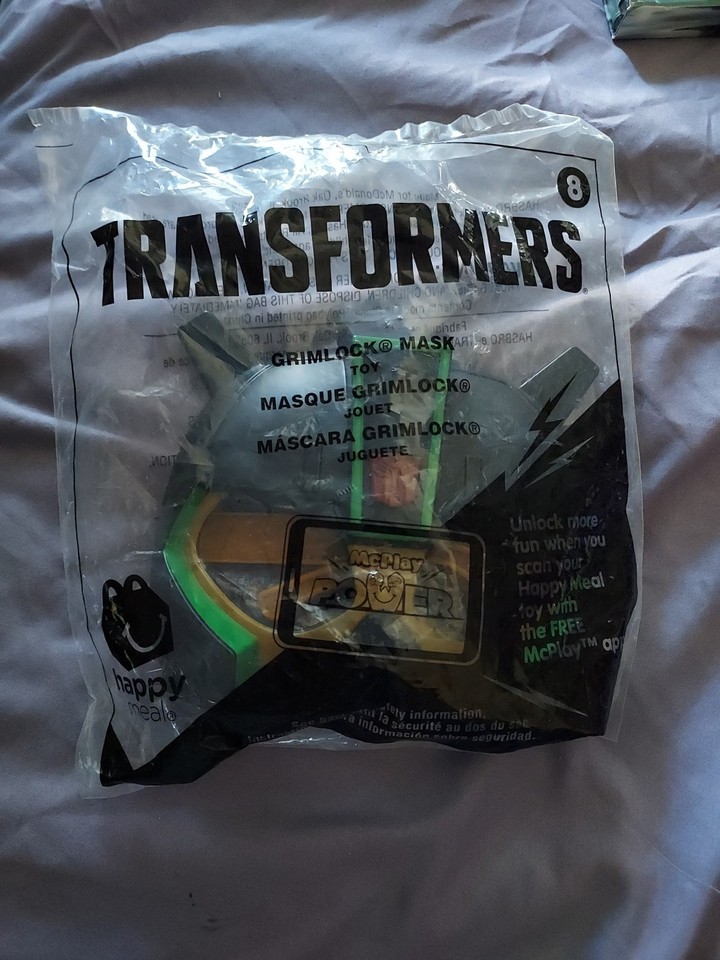 NIP! 2016 McDonalds Happy Meal Toy. Transformers Grimlock Mask #8 | eBay