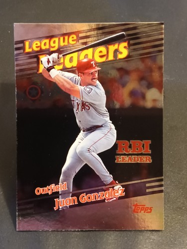 1999 Topps ⭐Foil-League Leaders⭐ #226 Juan González - Texas Rangers | eBay