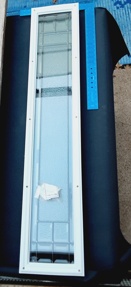 Decorative entryway door window glass replacement kit side lite light ...