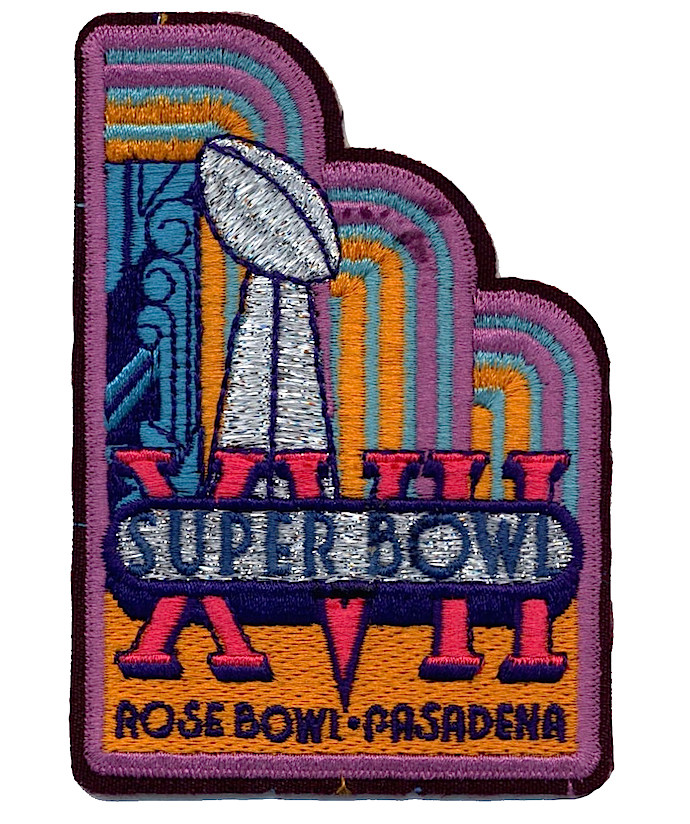 (3) WASHINGTON REDSKINS Willabee Ward SUPER BOWL CHAMPIONS PATCHES SB ...