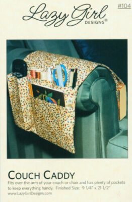 SOFA COUCH CADDY HANDY ORGANIZER~Sewing Project~Lazy Girl Designs #104 | eBay