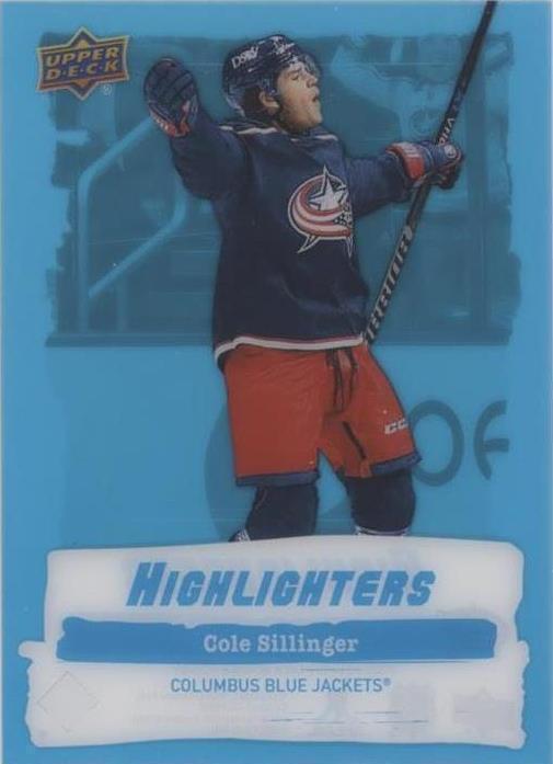 2022-23 Upper Deck Series 2 - Highlighters Cole Sillinger #HL-15 for ...