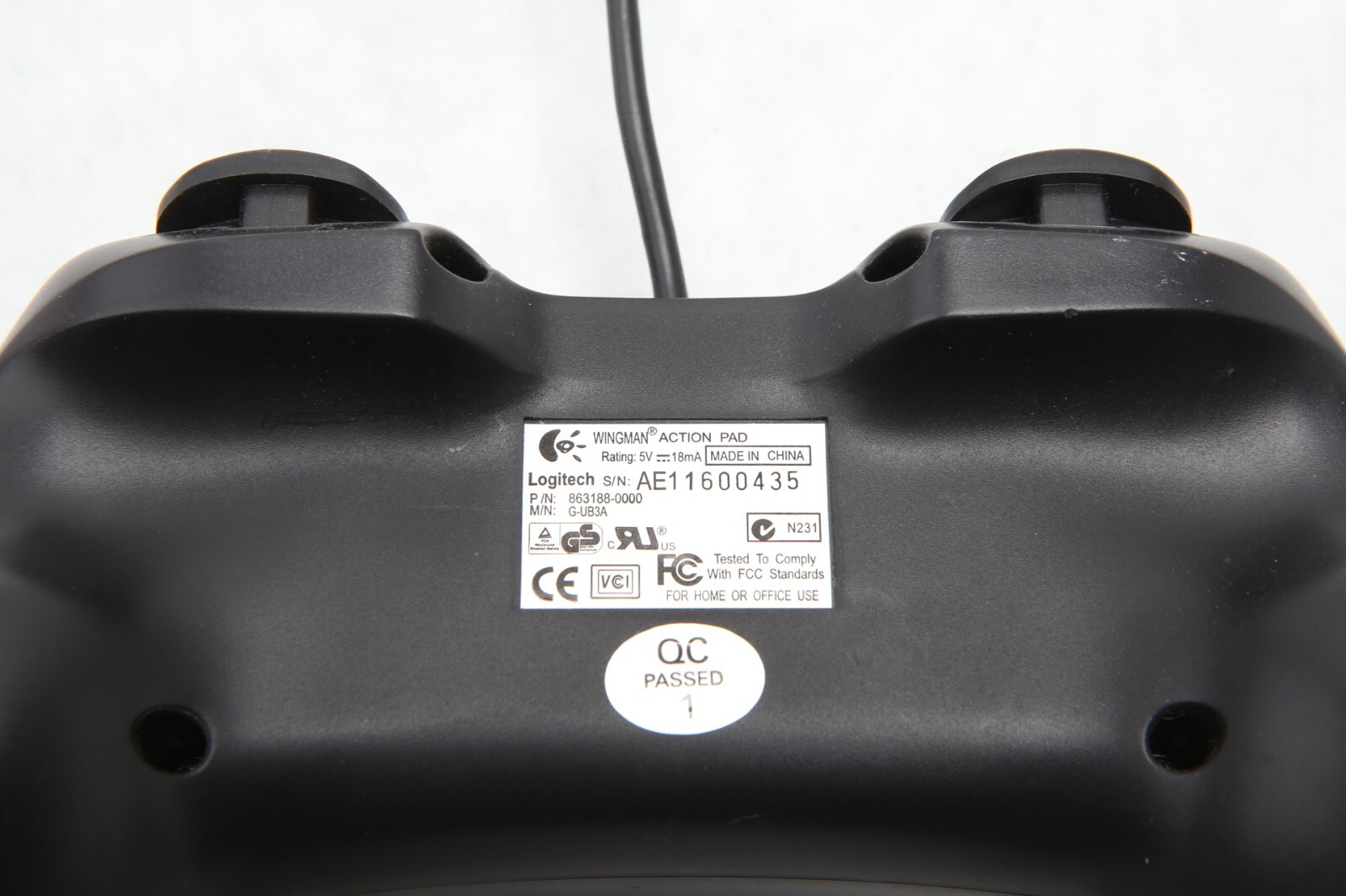 Logitech Wingman Action Pad Wired USB PC Gamepad Controller C42 | eBay