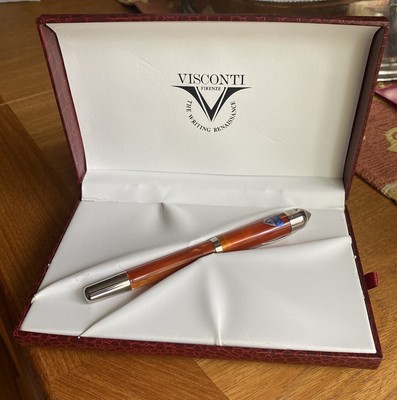Vintage Visconti Firenze The Writing Renaissance Rollerball Pen In Box ...