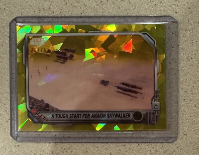 2024 Topps Star Wars Chrome Sapphire TOUGH START FOR ANAKIN SKYWALKER ...