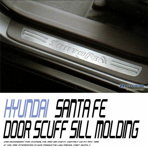 Door Scuff Trim Sill Molding For 07 09 Hyundai Santa Fe | eBay