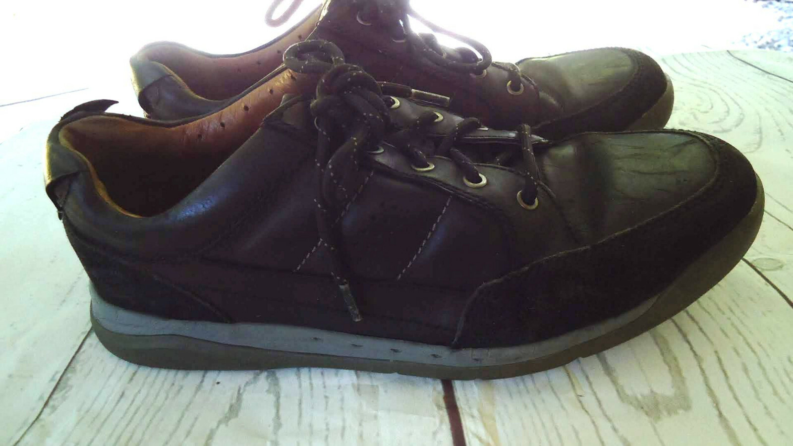 Clarks 13285 Black Casual Sneakers Lace Up Size 8.5M | eBay