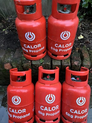 Calor 6kg propane gas bottle.FULL NEW AND UNUSED.£75 each.£1 Deposit ...