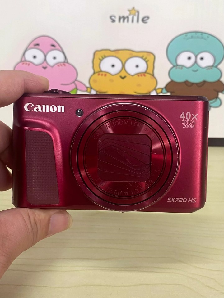 Canon PowerShot SX720 HS 20.3MP Digital Camera 40X Optical Zoom Red w ...