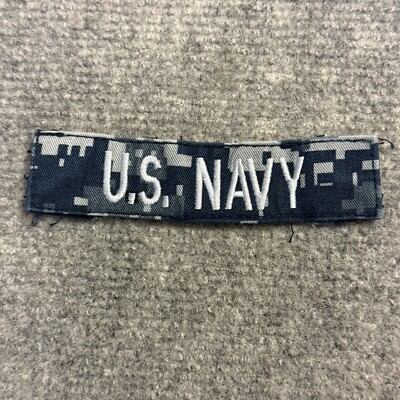 US Navy Surplus Issue Blue Digital USN NWU1 Cloth Sew on Branch Name ...