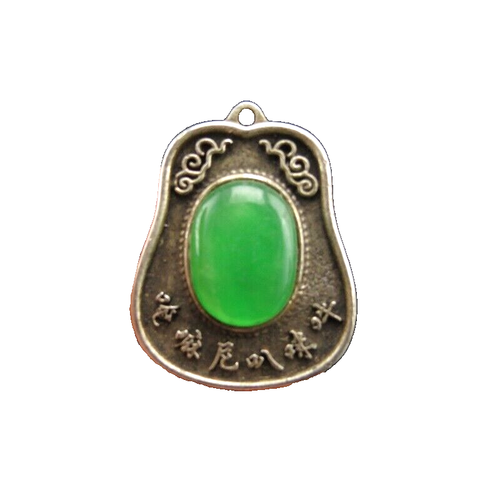 China,jade,Jadeite jade,Jade, fine silver,rare Buddha & Hands,pendant ...
