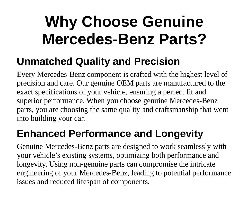 Genuine Mercedes-Benz Rear Brake Disc Rotor Vented (2015-2021) OE ...
