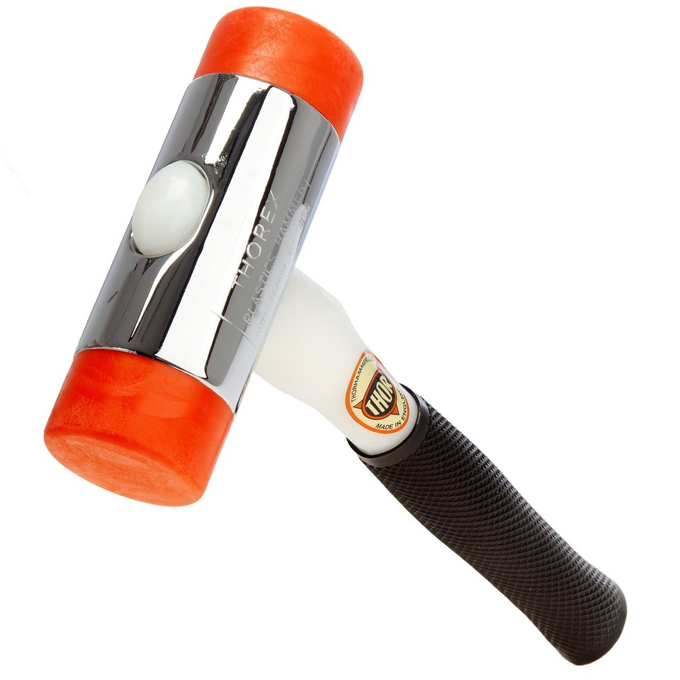 Thor Thorex Plastic Hammer 50mm Screw In Orange plastic Faces 1250G ...