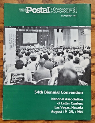 The Postal Record Magazine September 1984 54 Biennial Convention Letter ...