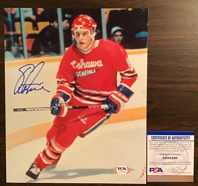 Eric Lindros autograph 8 X 10 signed photo PSA Oshawa Generals | eBay