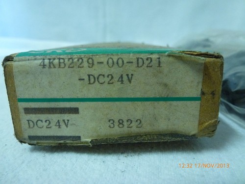 CKD 4KB229-D21 Solenoid Valve 24VDC Ser 3822 0.1-0.7MPa for sale online ...