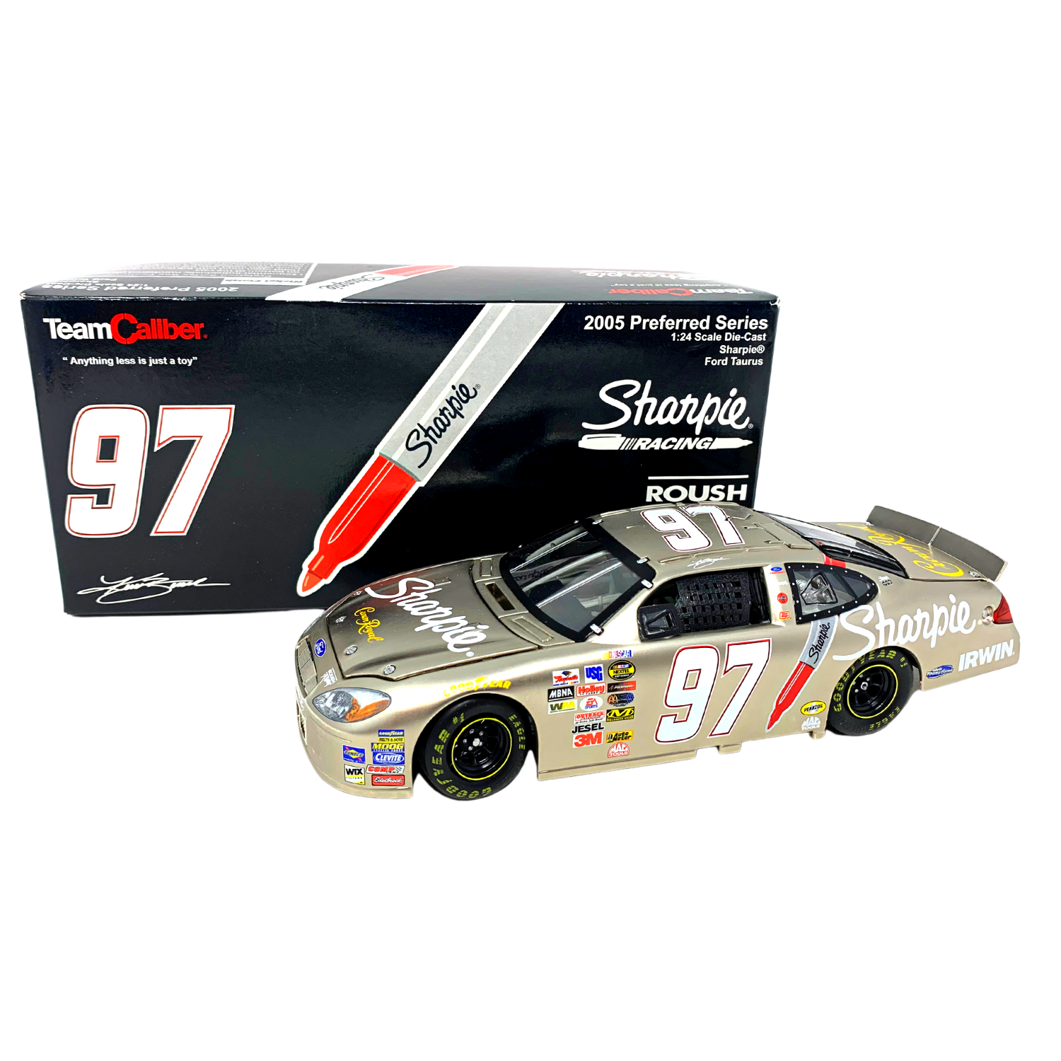 Team Caliber Nascar Kurt Busch #97 Sharpie Nickel Finish 2005 1:24 ...