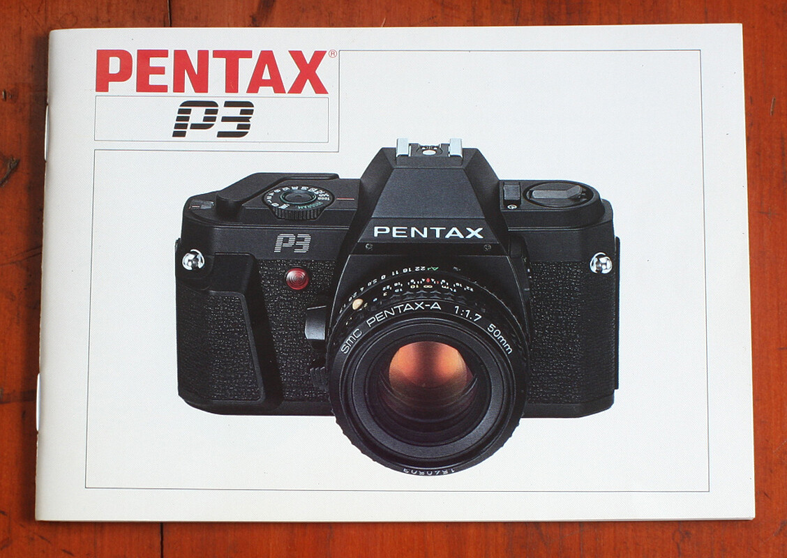 PENTAX P3 CAMERA INSTRUCTION BOOK/130480 | eBay