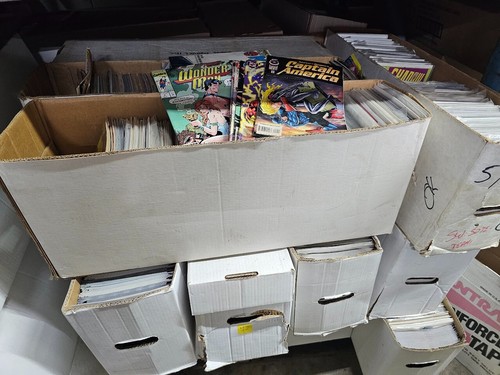 Vintage/NEW Comic Book Lot Bulk Comics 10 lbs Mixed Marvel DC Vertigo ...