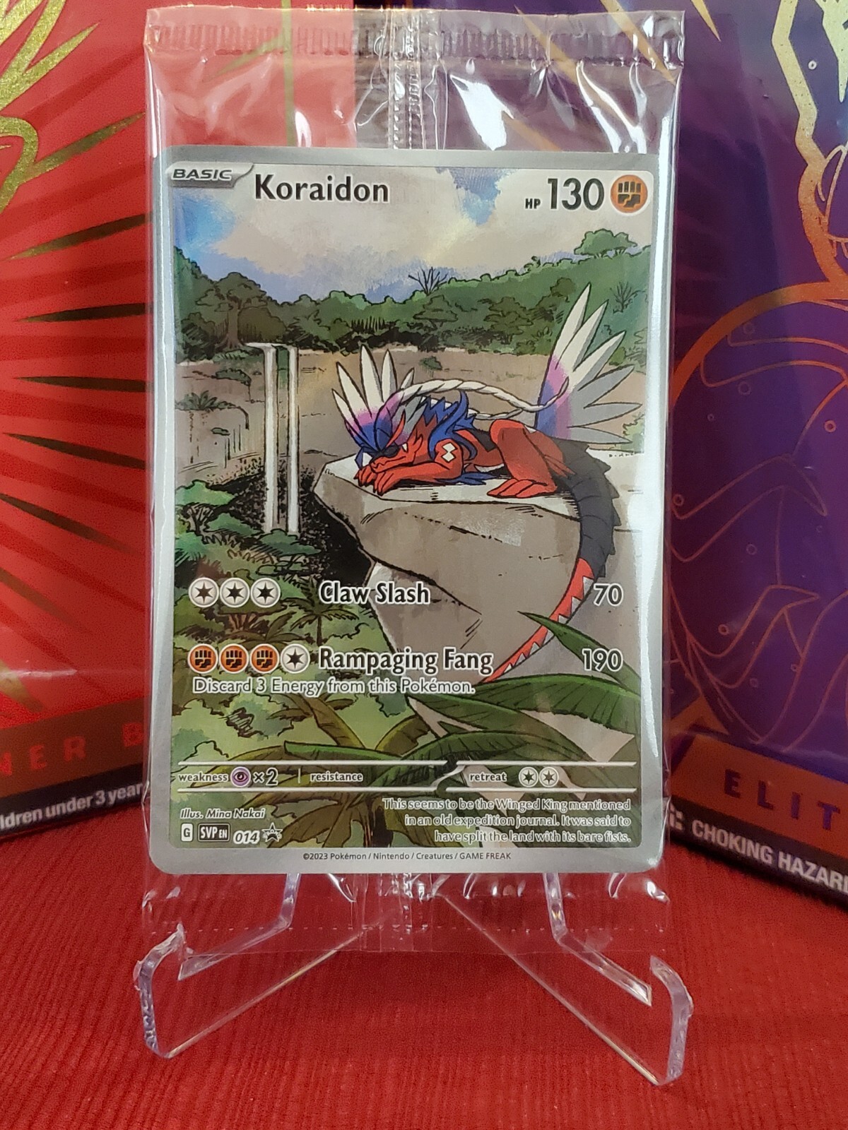 Koraidon 014/SVP EN-"Sealed Promo" USA Pokemon Card English!! | eBay