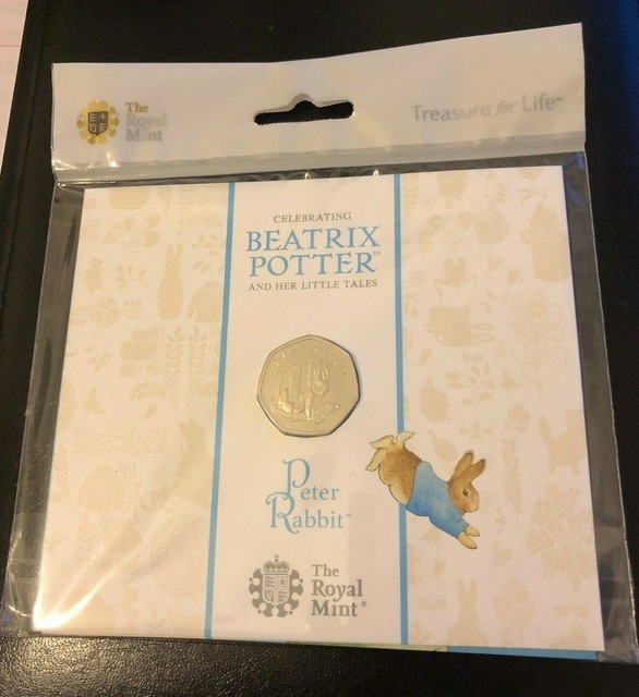 2020 Royal MINT Peter Rabbit 50p Brilliant Uncirculated Coin - Last ...