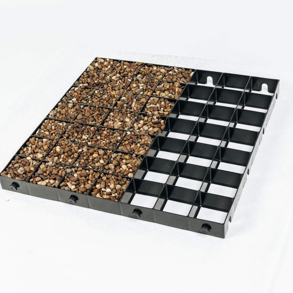 60 x Plastic Base Gravel Grids for Driveways and Hardstanding Areas ...