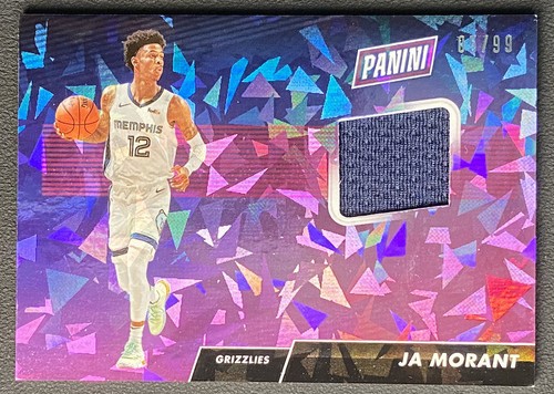 2019-20 Panini Player of the Day Ja Morant RC Rookie GW Jersey Patch ...