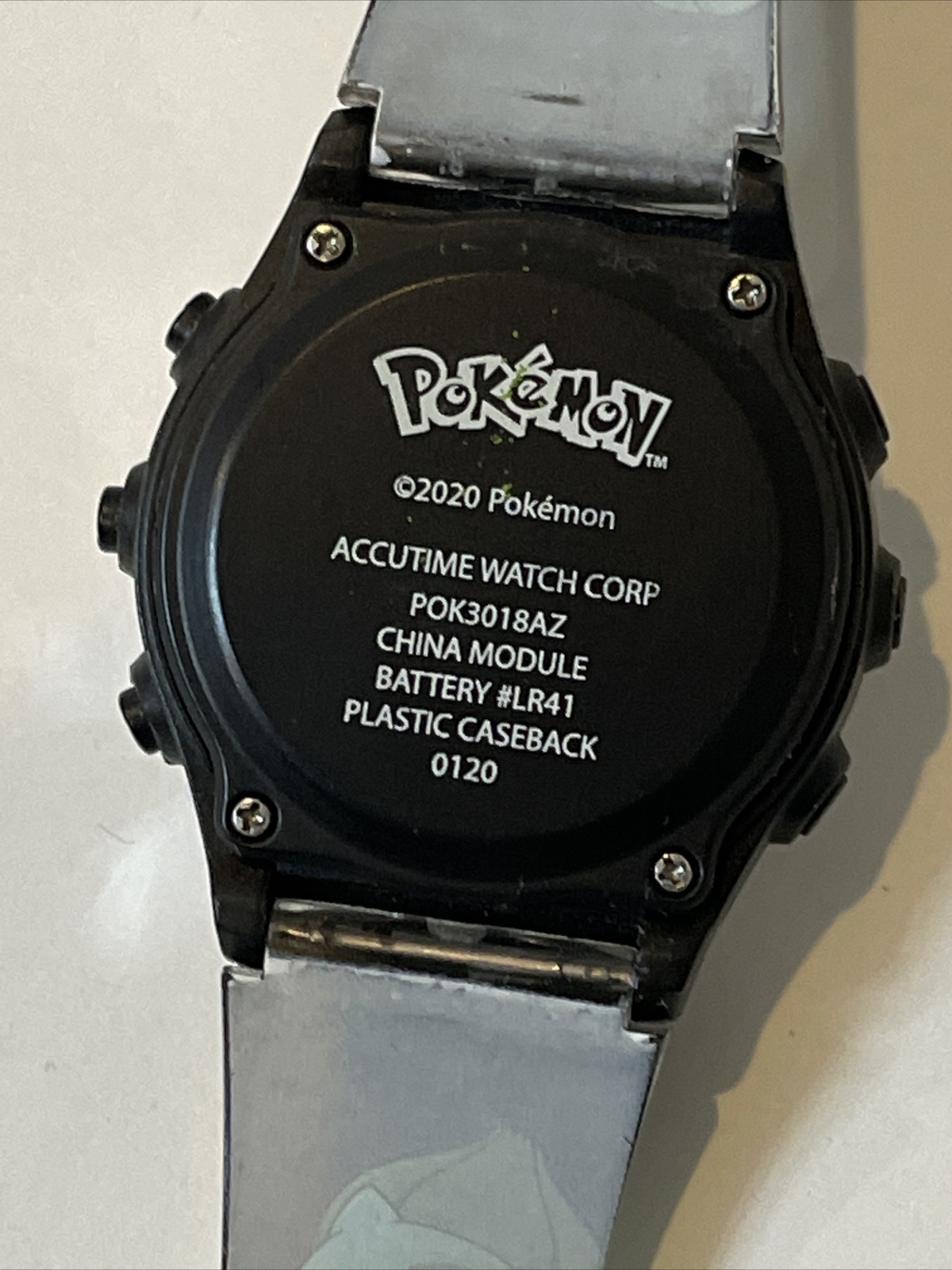 Pokemon Digital Colorful Light Up Dial Round Case Acrylic Band Watch | eBay