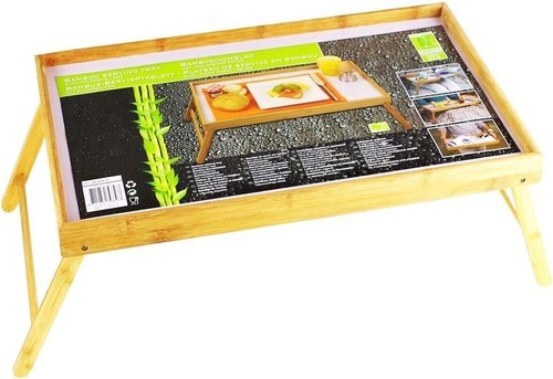 Plateau de Lit Repas Petit-Déjeuner Table canapé Pieds Repliables 50x30 ...