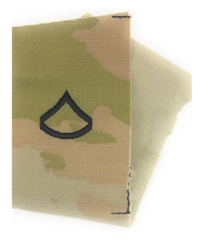 US Army OCP Sew On Rank For Cap - E3 Private First Class (Pair) | eBay