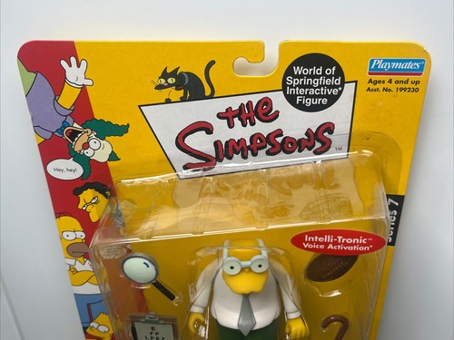 Playmates The Simpsons World of Springfield HANS MOLEMAN Series 7 MOC ...