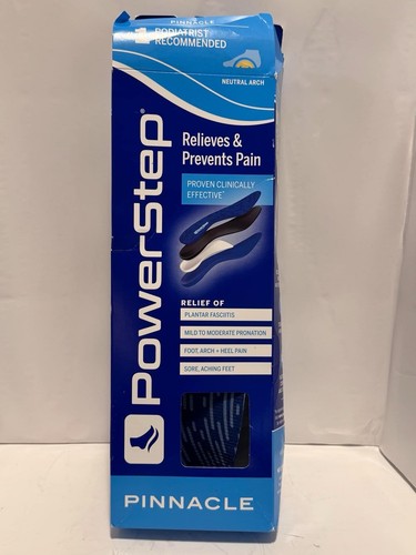 Powerstep Full Length Orthotic Insoles Arch Heel Support Men’s6-6.5 ...