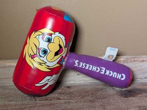 Oop Chuck e Cheese Inflatable Whack A Mole Hammer Mallet Toy Vintage ...
