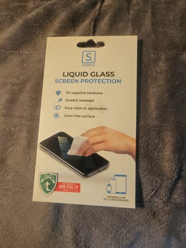 Simple Liquid Glass Screen Protector Easy Wipe On 9H Sapphire Hardness ...
