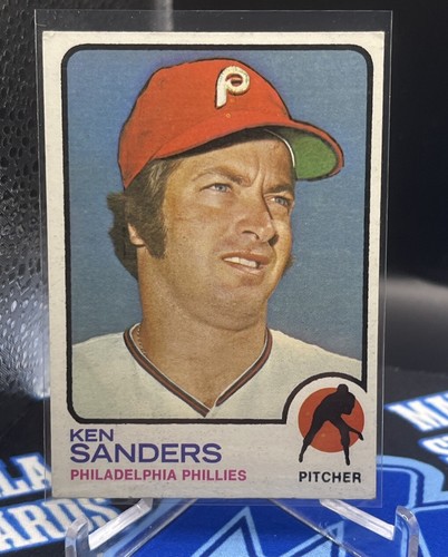 1973 Topps Baseball Ken Sanders Card #246 Philadelphia Phillies EX ...