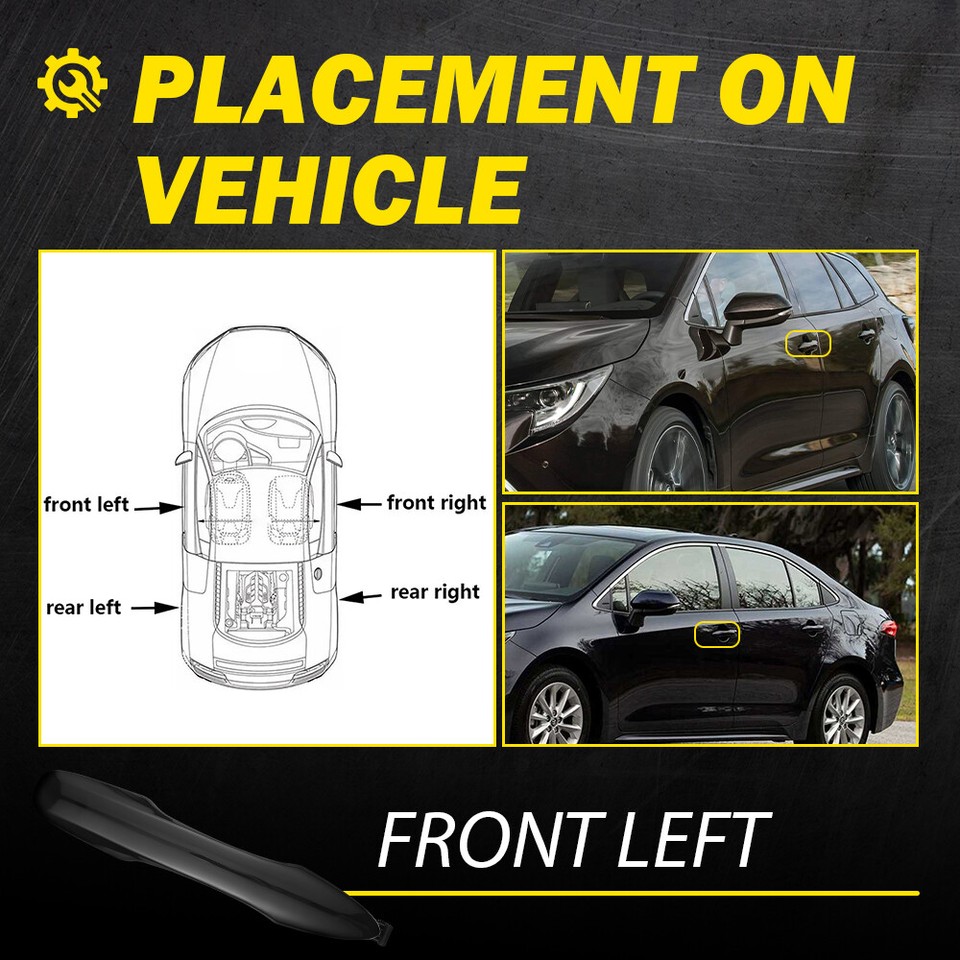 Front Left Driver Side Outside Exterior Door Handle For Toyota Camry ...