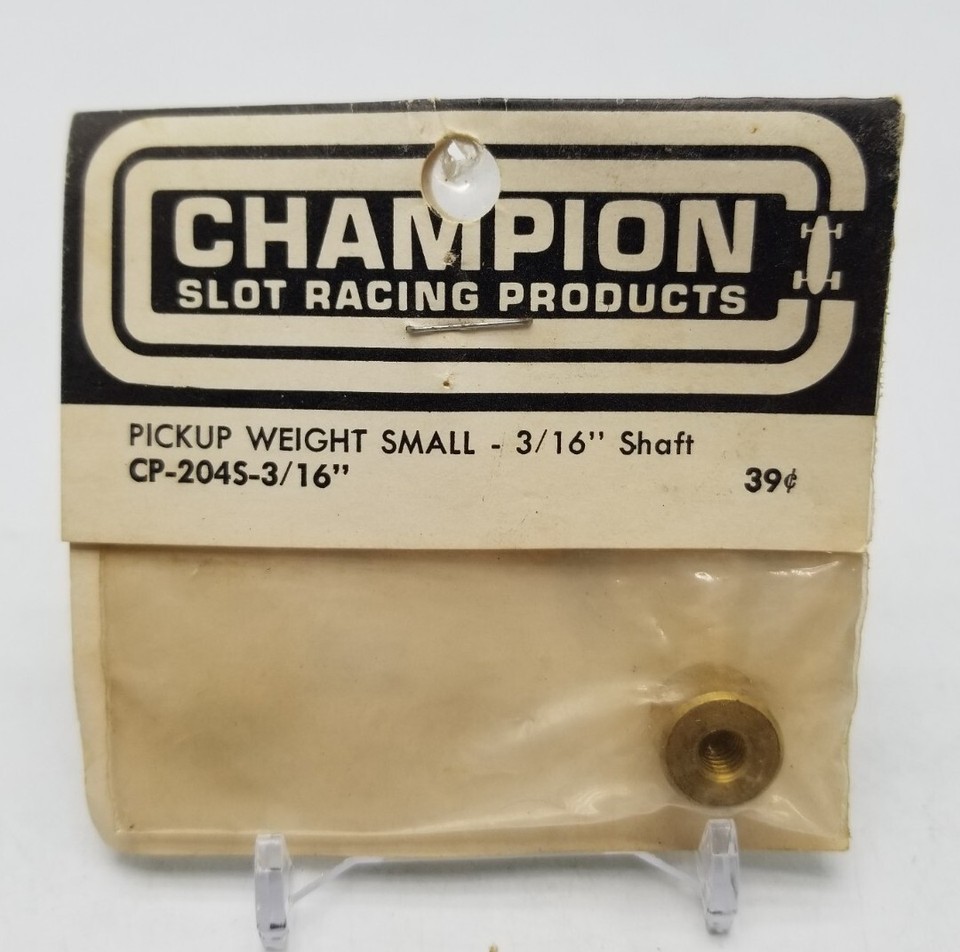 Champion Slot Car Racing Products PICKUP WEIGHT SMALL - 3/16" SHAFT CP ...
