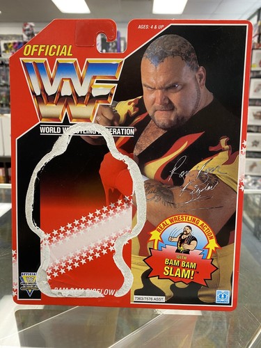 Hasbro WWF Red Series 8 BAM BAM BIGELOW - Card Back WWE | eBay