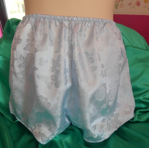 Stunning Blue Jacquard Floral Patterned Polyester Vintage French ...