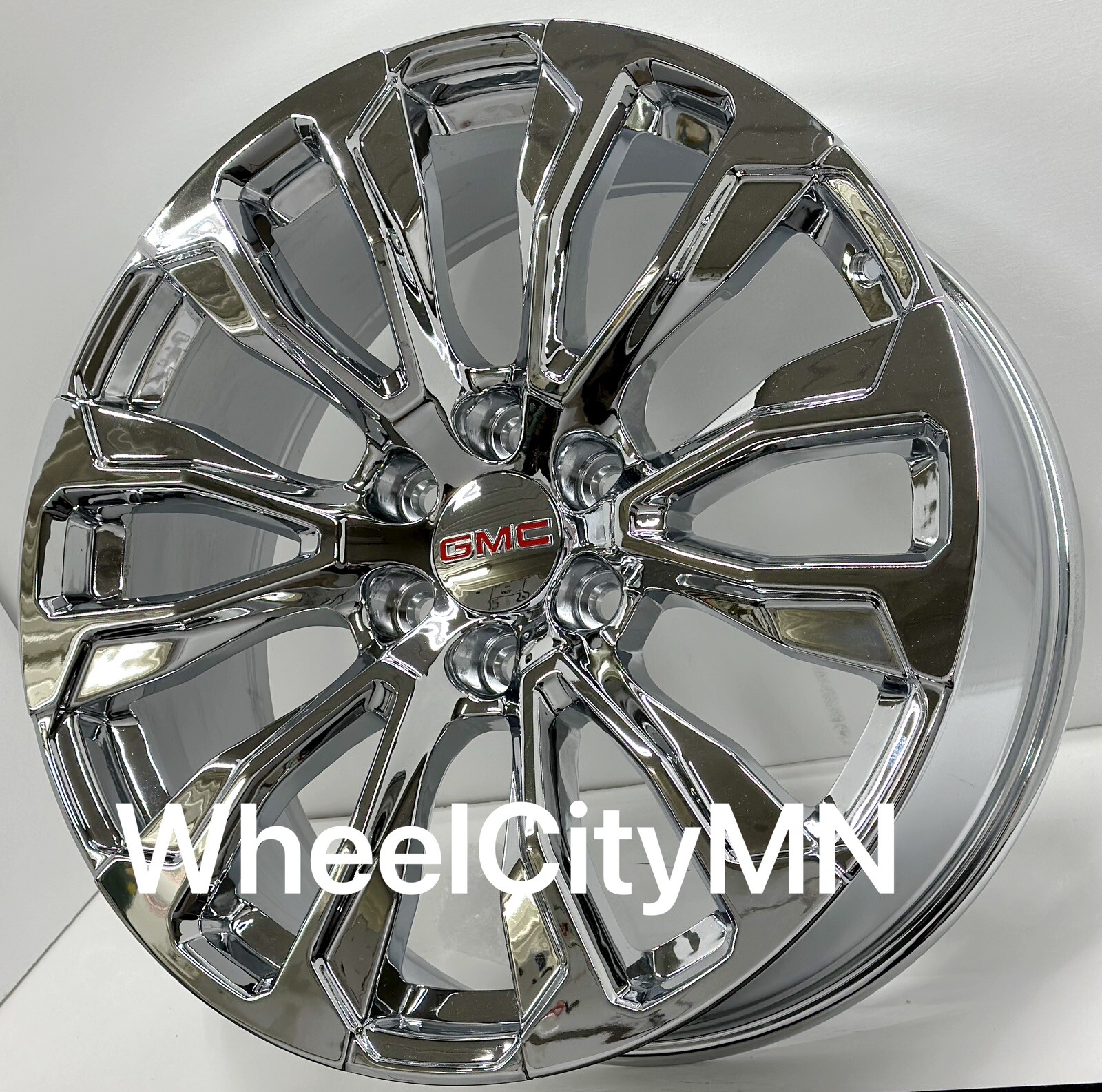 24" chrome OE replica 14025 wheels fits 2022 GMC Sierra 1500 AT4 Yukon ...